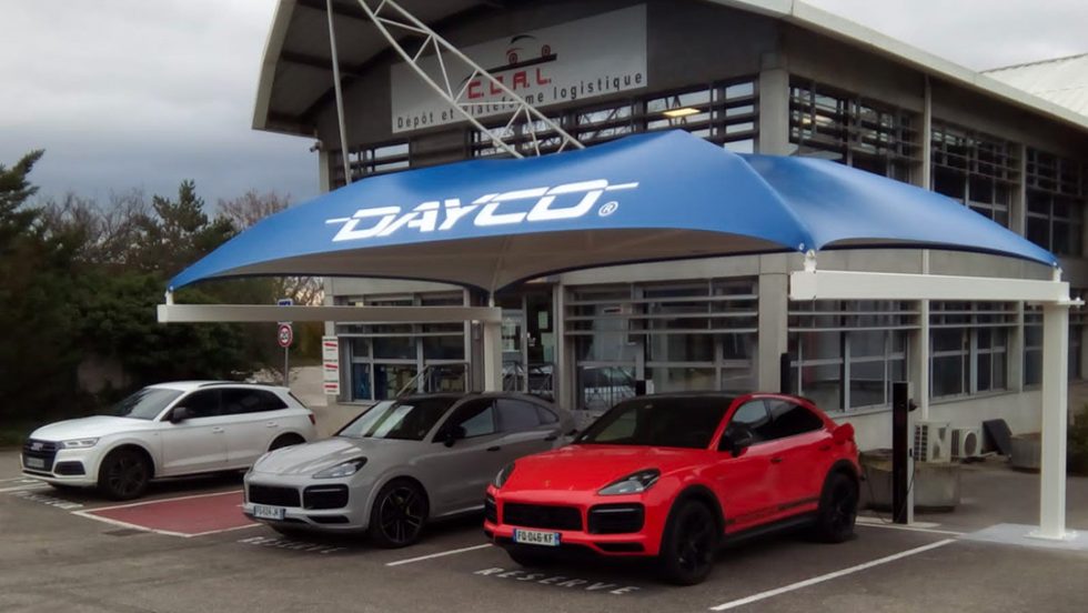 Abri de parking : la société CDAL à Saint-Priest - Texabri